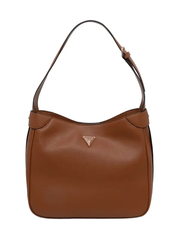 Guess Fedora Hobo Shoulder Bag - Brown
