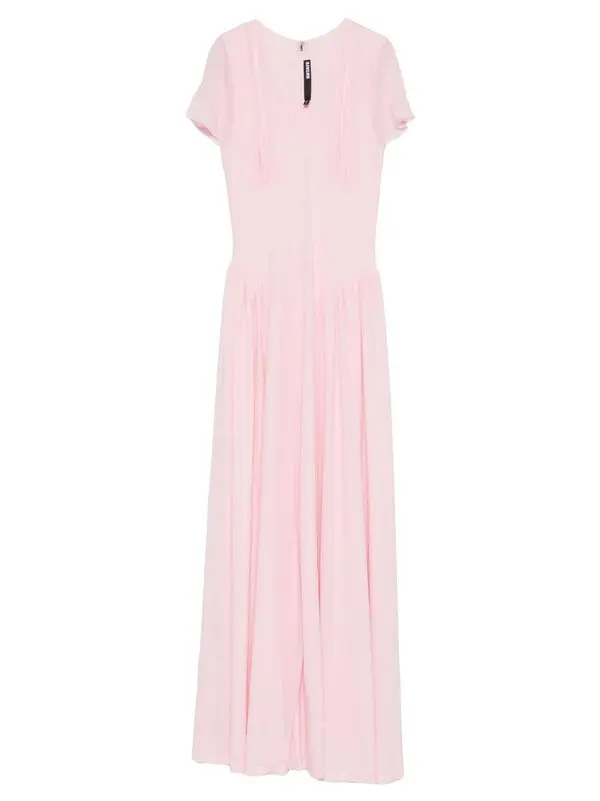 Remain Birger Christensen V-neck Maxi Dress - 1011 Fairy Tale