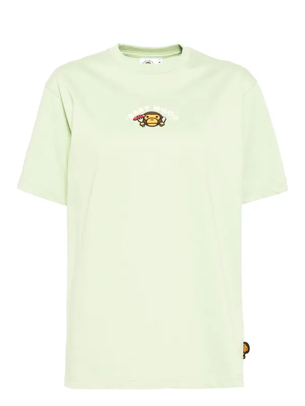 A BATHING APE Baby Milo® Store * Logo-print T-shirt - Green