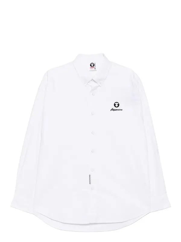 AAPE BY *A BATHING APE® Long Sleeves Shirt - White