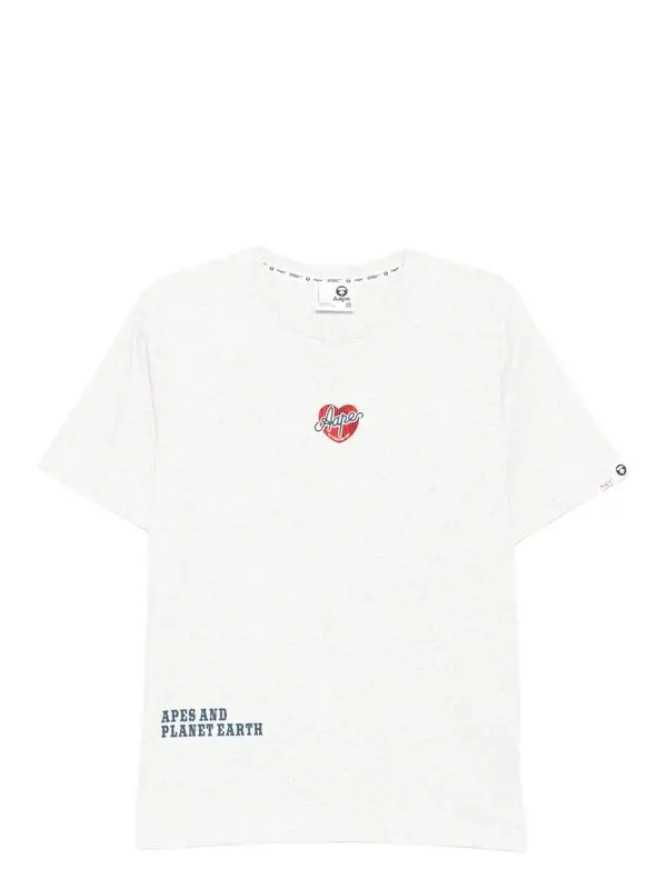 AAPE BY *A BATHING APE® Graphic-print T-shirt - Grey
