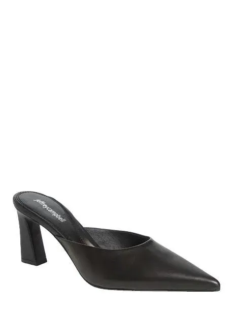 Jeffrey Campbell Pointed Toe Mule - Black