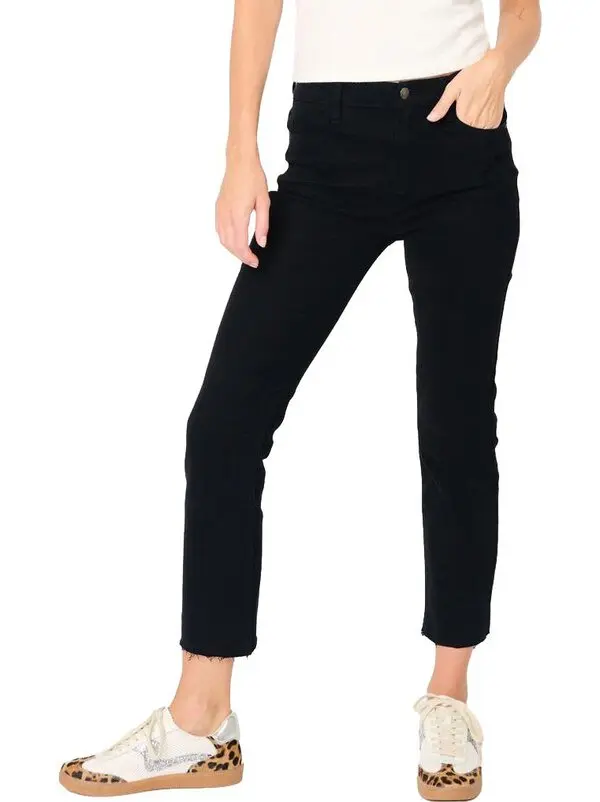 GIBSONLOOK Essential High-waist Cropped Jeans - Black