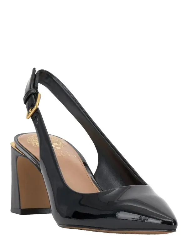 Vince Camuto Hamden Slingback Pumps - Black Sftpat