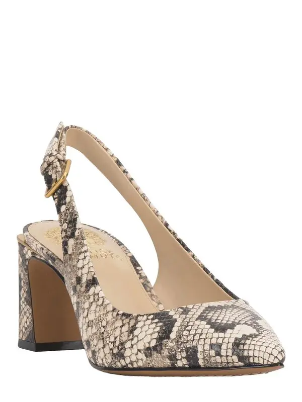 Vince Camuto Hamden Slingback Pumps - Black/cream
