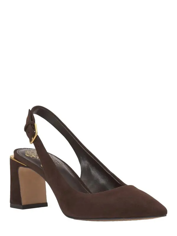 Vince Camuto Hamden Slingback Pumps - Brownie