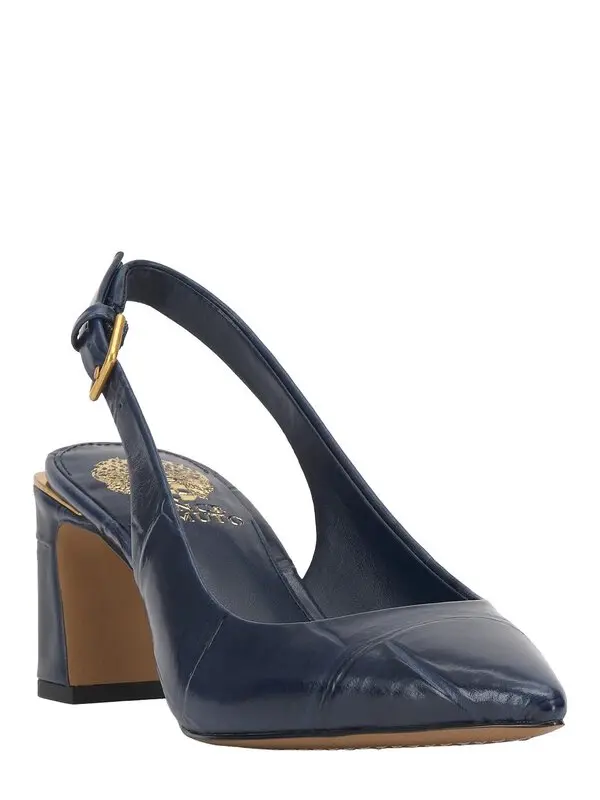 Vince Camuto Hamden Slingback Pumps - Deep Navy