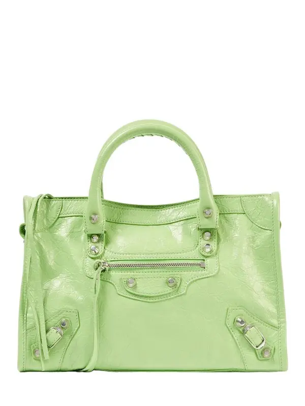 Balenciaga Le City Small Tote Bag - Green