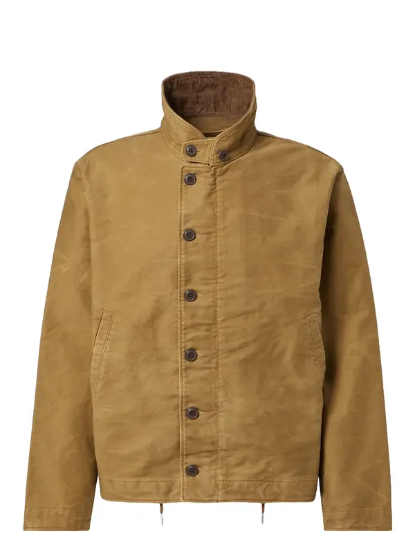 Ralph Lauren Corduroy-trimmed Cotton Jacket - Brown