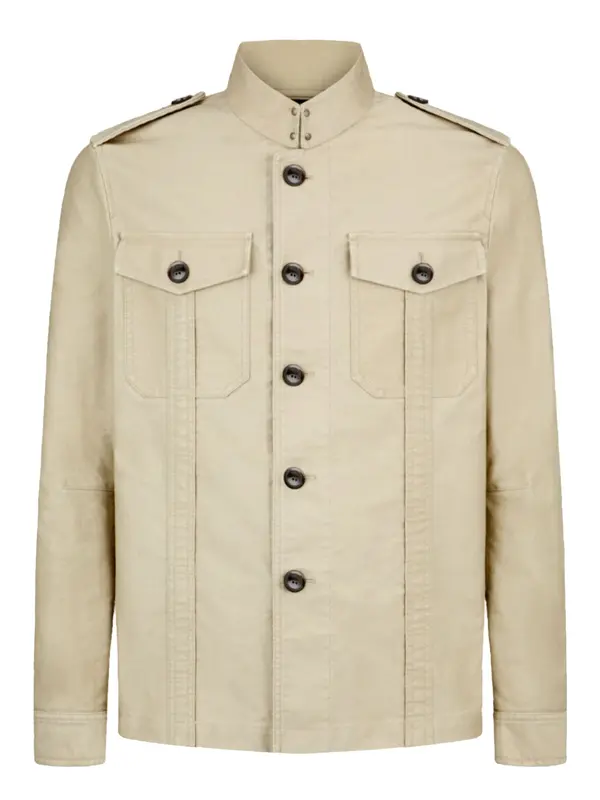 TOM FORD Cotton Jacket - Neutrals