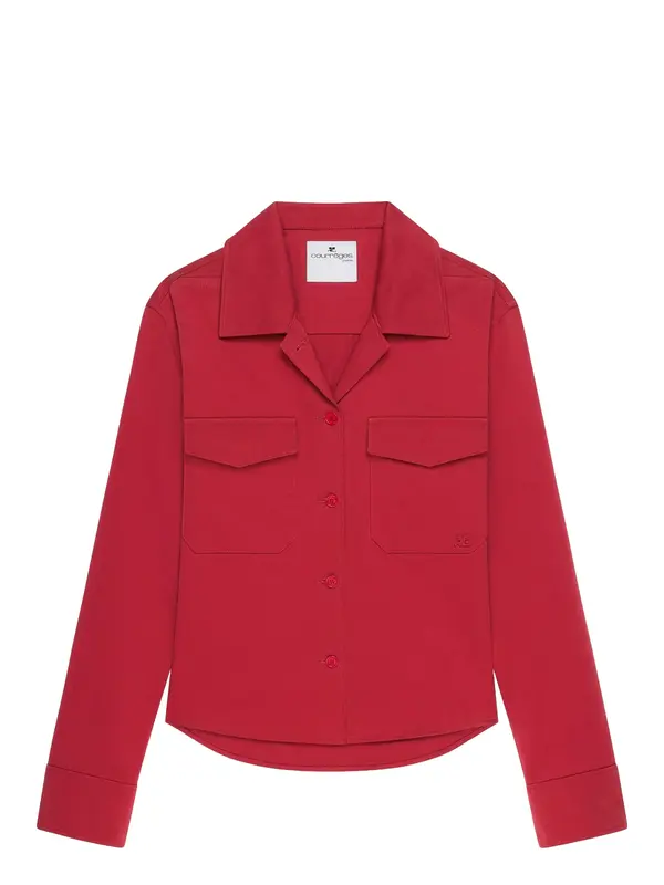 COURREGES Cotton Shirt - Red