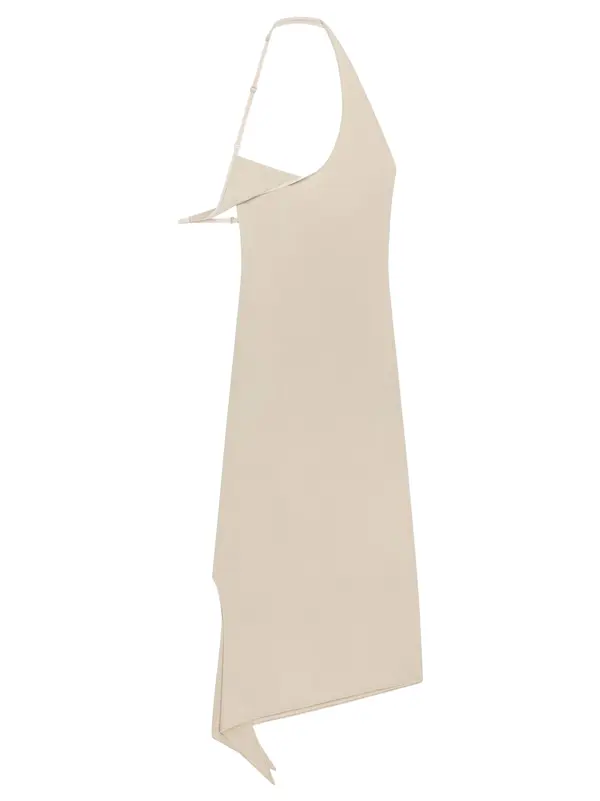 COURREGES Undressed Midi Dress - Neutrals