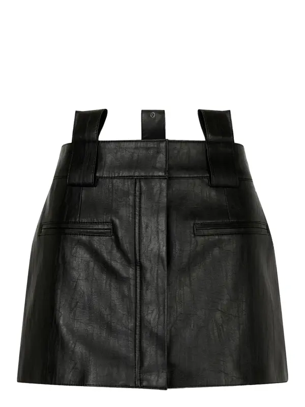 STUDIO TOMBOY Leather Mini Skirt - Black