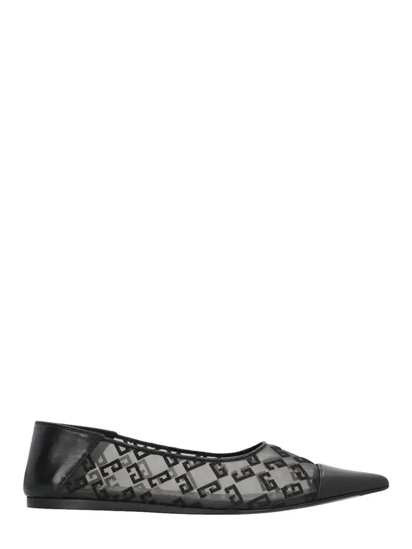 Givenchy 4g Motif Ballerina Shoes - Black