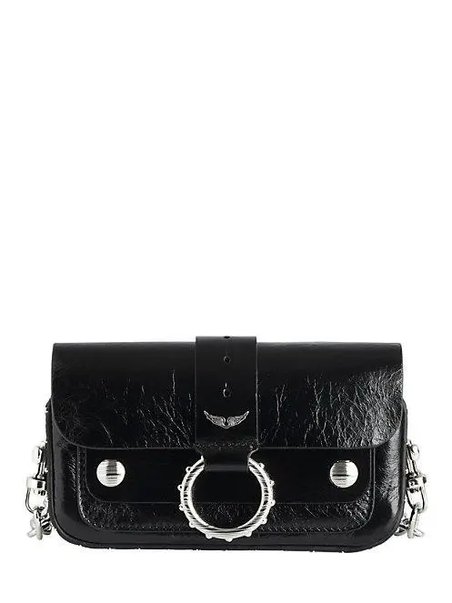 Zadig&Voltaire Kate Leather Wallet Bag - Black