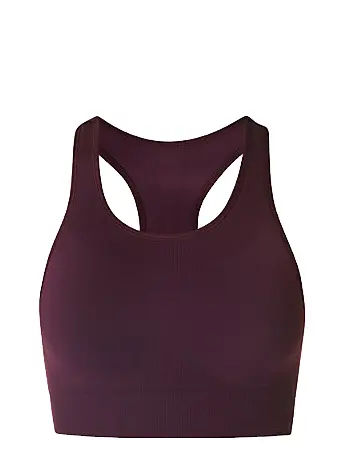 Sweaty Betty Stamina Soft-cup Stretch-woven Sports Bra - Mid Cherry Purple