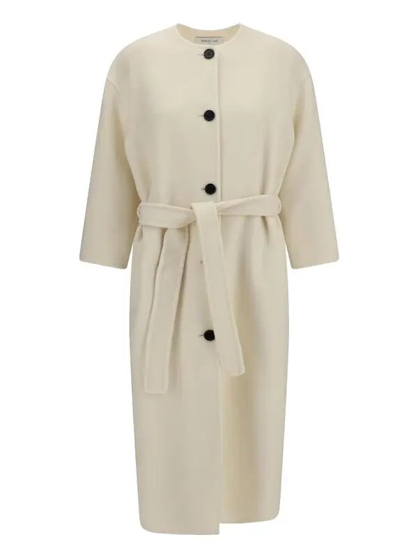 AFTERCOAT Long Coat - Beige