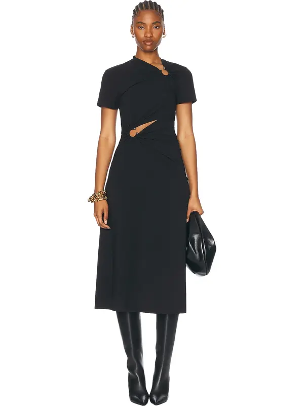 Rabanne Midi Dress - Black