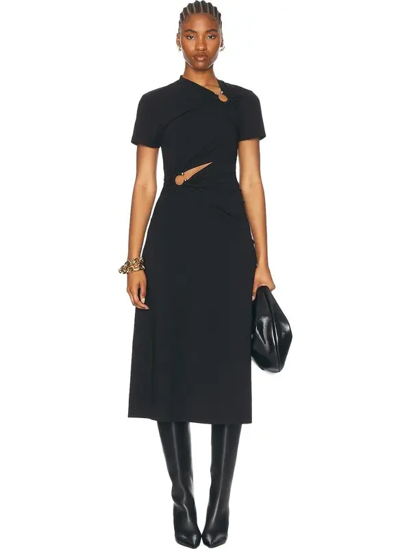 Rabanne Midi Dress - Black