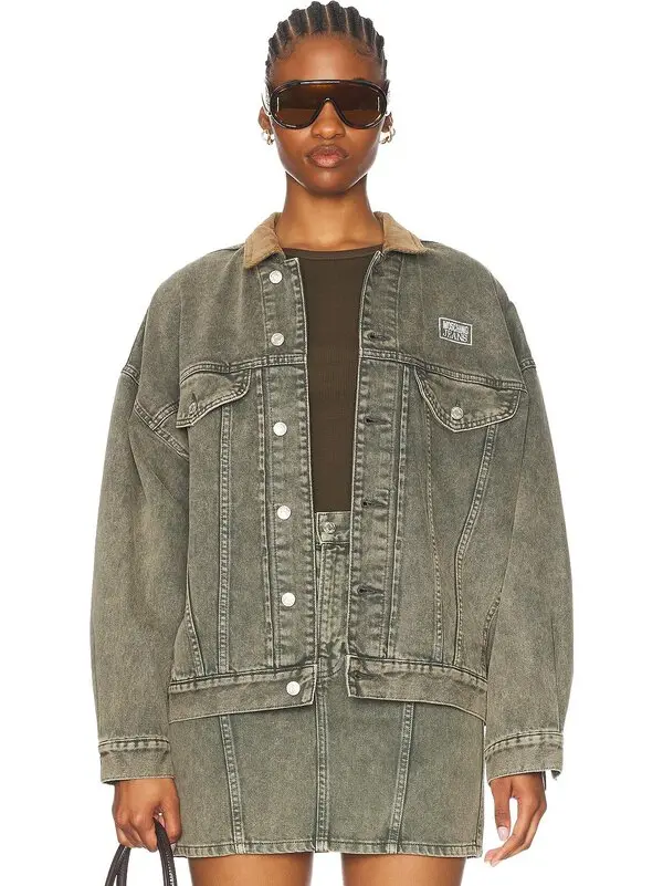 Moschino Denim Jacket - Multi Grey