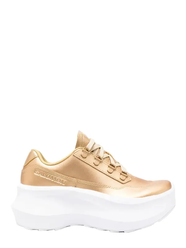 Comme Des Garçons X Salomon Platform Sneakers - Gold
