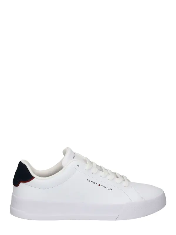 Tommy Hilfiger Logo-debossed Sneakers - White