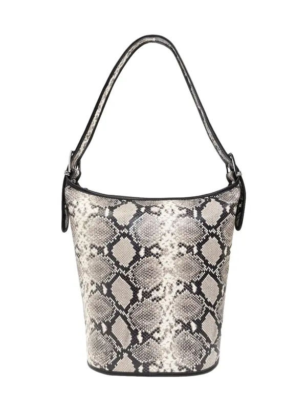 IRO PARIS Python-print Shoulder Bag - Neutrals