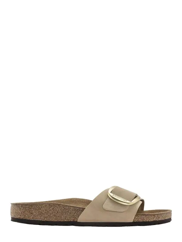 BIRKENSTOCK Madrid Big Buckle Slides - Neutrals