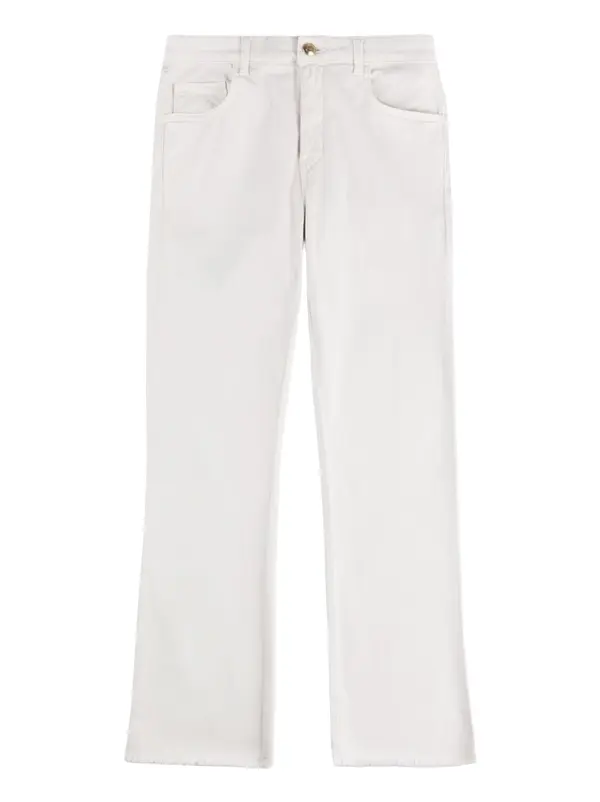 FAY Cropped Jeans - White