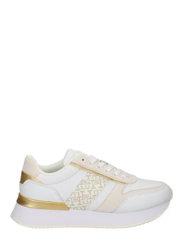Tommy Hilfiger Logo-print Sneakers - White