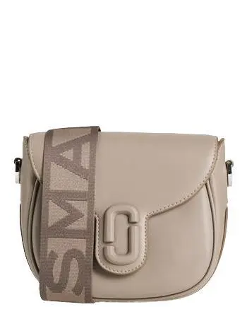 Marc Jacobs Leather Saddle Cross-body Bag - Grey