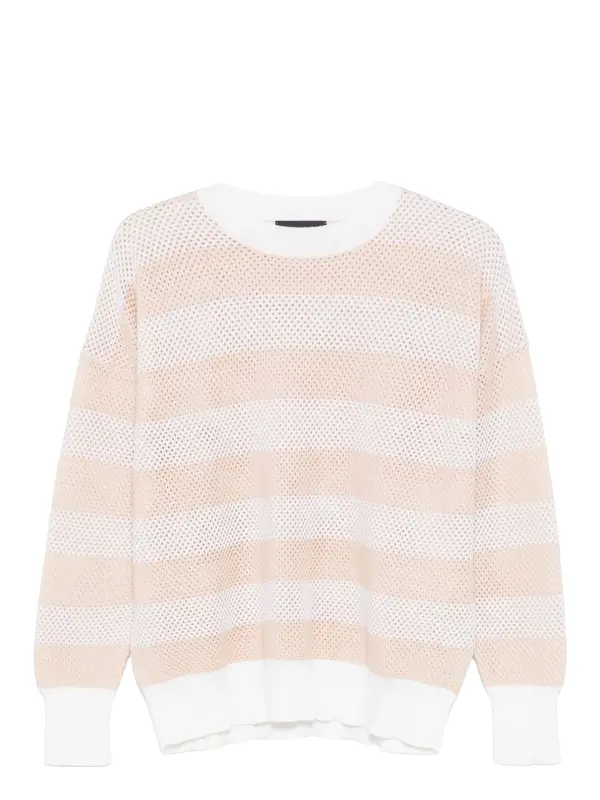 Fabiana Filippi Striped Sweater - White