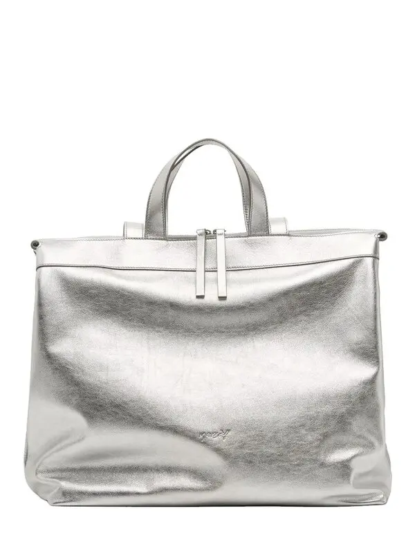 Marsèll Metallic-finish Tote - Silver