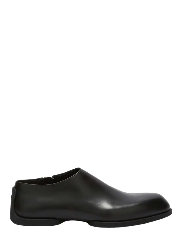 JIL SANDER Leather Loafers - Black