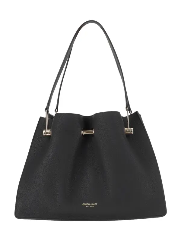Giorgio Armani Bar-detail Tote Bag - Black