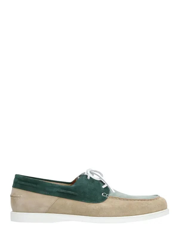 DOUCAL'S Suede Boat Shoes - Neutrals