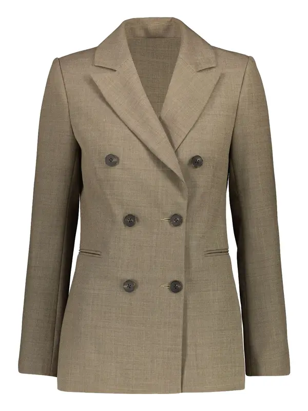 YVES SALOMON Double-breasted Blazer - Neutrals