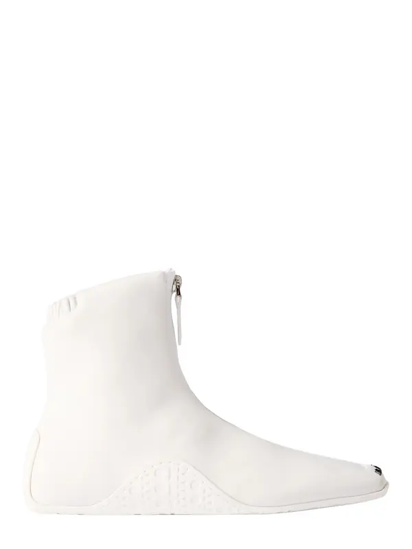 Alaïa Basket Neoprene High-top Sneakers - White