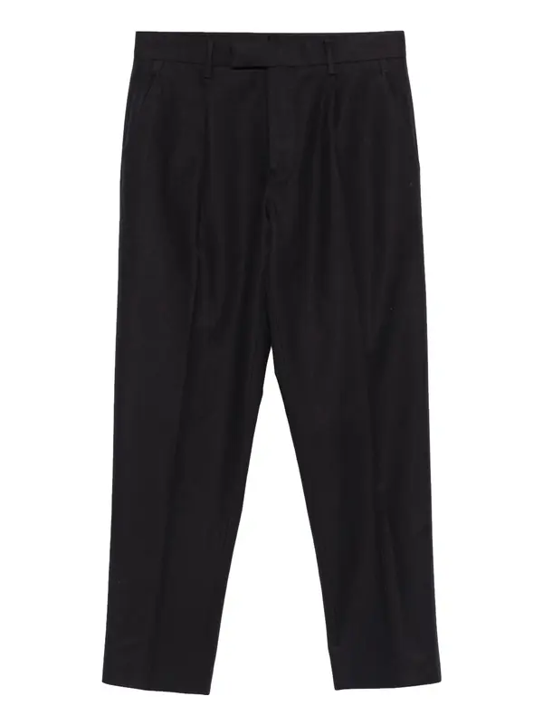Zegna Pleat-detail Trousers - Blue