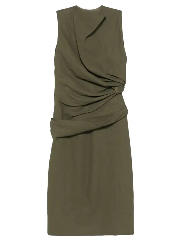 JIL SANDER - Jil Sander Draped Maxi Dress