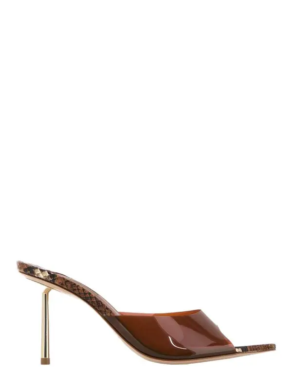 LE SILLA 90mm Bella Mules - Brown