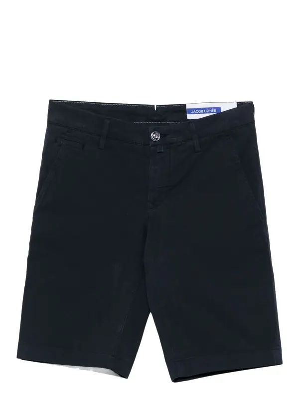Jacob Cohen Logo-plaque Chino Shorts - Blue