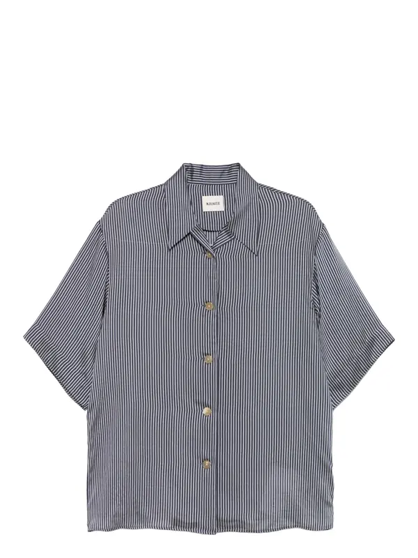Khaite Striped Shirt - Blue