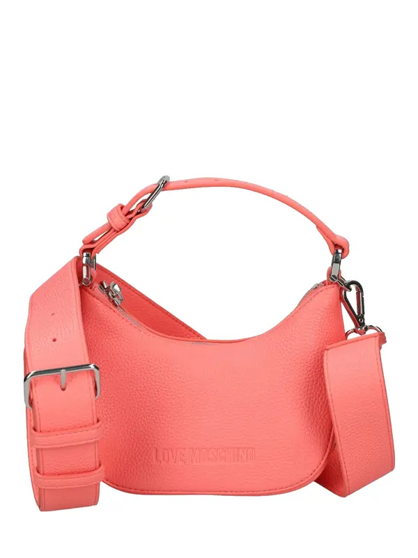 Moschino Giant Logo Shoulder Bag - Red