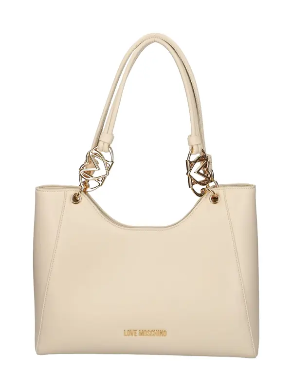 Moschino Jewel Tote - White