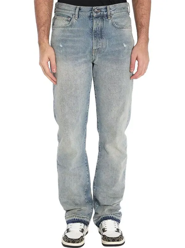 Amiri Released Straight Leg Jeans - Blue