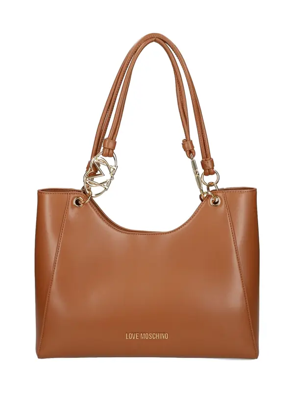 Moschino Jewel Tote Bag - Brown