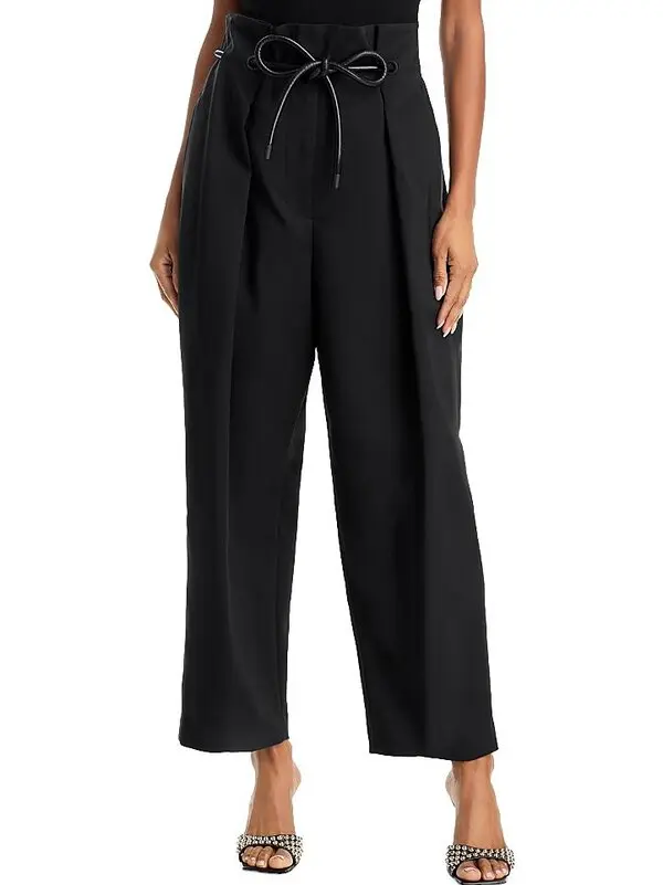 3.1 Phillip Lim Origami Wide-leg Pants - Black