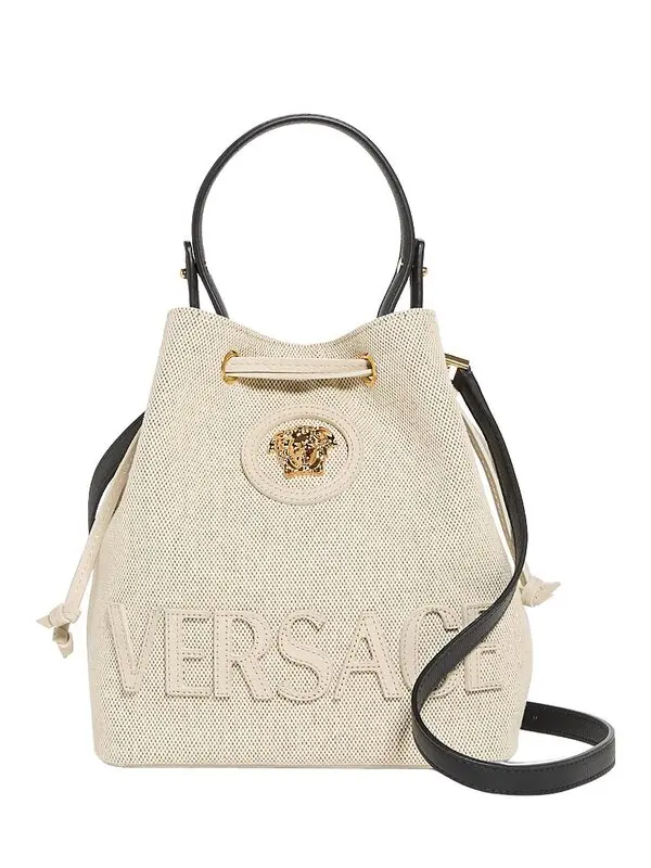 Versace La Medusa Bucket Bag - Rope Ice