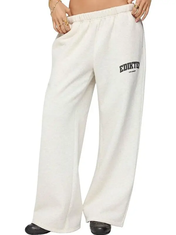 EDIKTED La Sweatpants - Gray-melange